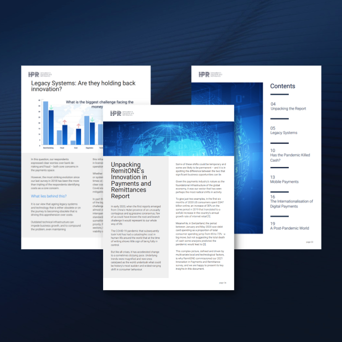 Innovation in Payments and Remittances - IPR Events